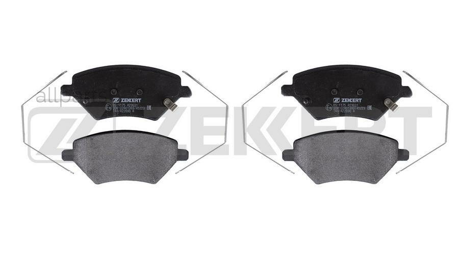 ZEKKERT BS-1175 Колодки торм. диск. передн. Chery Tiggo 4 18- Tiggo 5 18- Tiggo 7 16- Chery Tiggo 8 20- Omoda C5