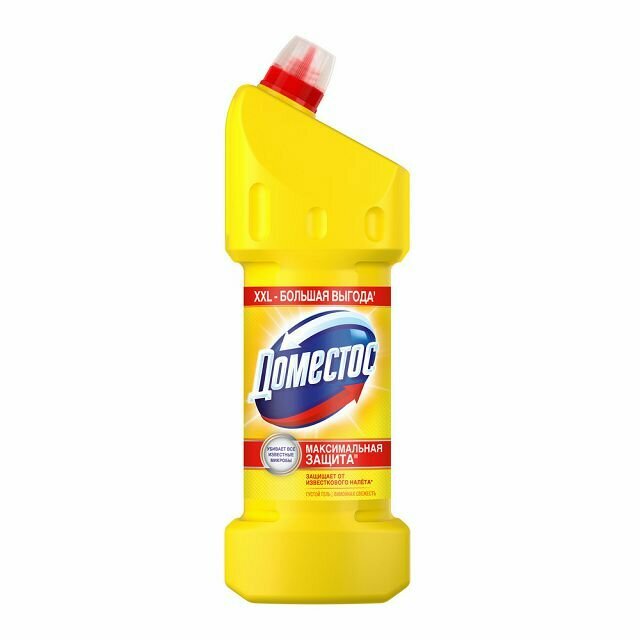 Средство для туалета DOMESTOS Лимонная свежесть гель 1,5л