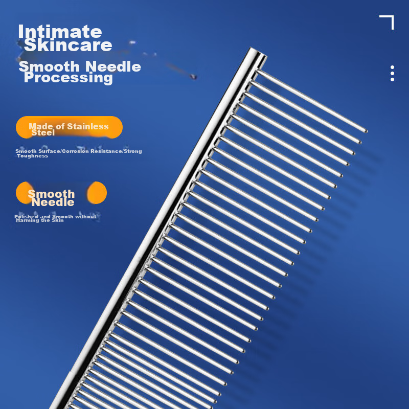 Crazy Cat Owner Comb for Removing Loose Fur, Flea Comb for Cats, Specialized Cat Comb for Grooming, Dog Comb for Grooming, Large-Size Dog Comb, Dog Supplies