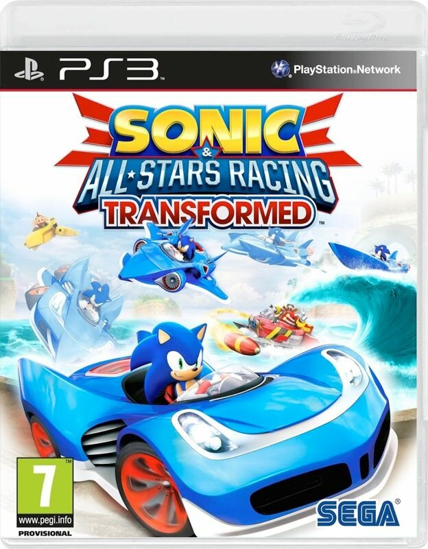 Игра Sonic & All-Stars Racing Transformed (английская версия) для PS3