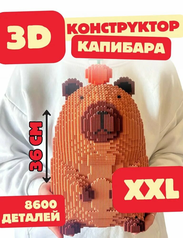 Конструктор "Капибара", 3D, для развития пространственного мышления