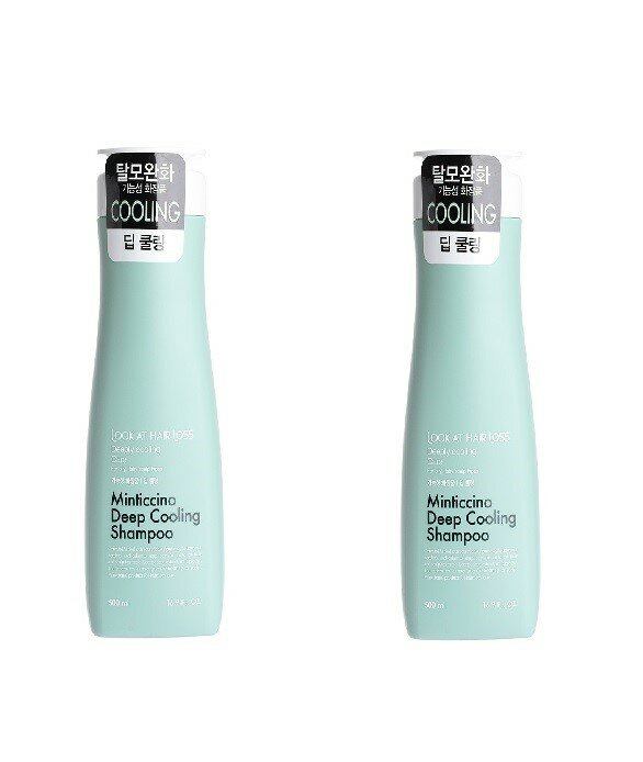 Шампунь Daeng gi meo ri для волос LOOK AT HAIR LOSS MINTICCINO DEEP COOLING SHAMPOO, 500 мл, 2 шт
