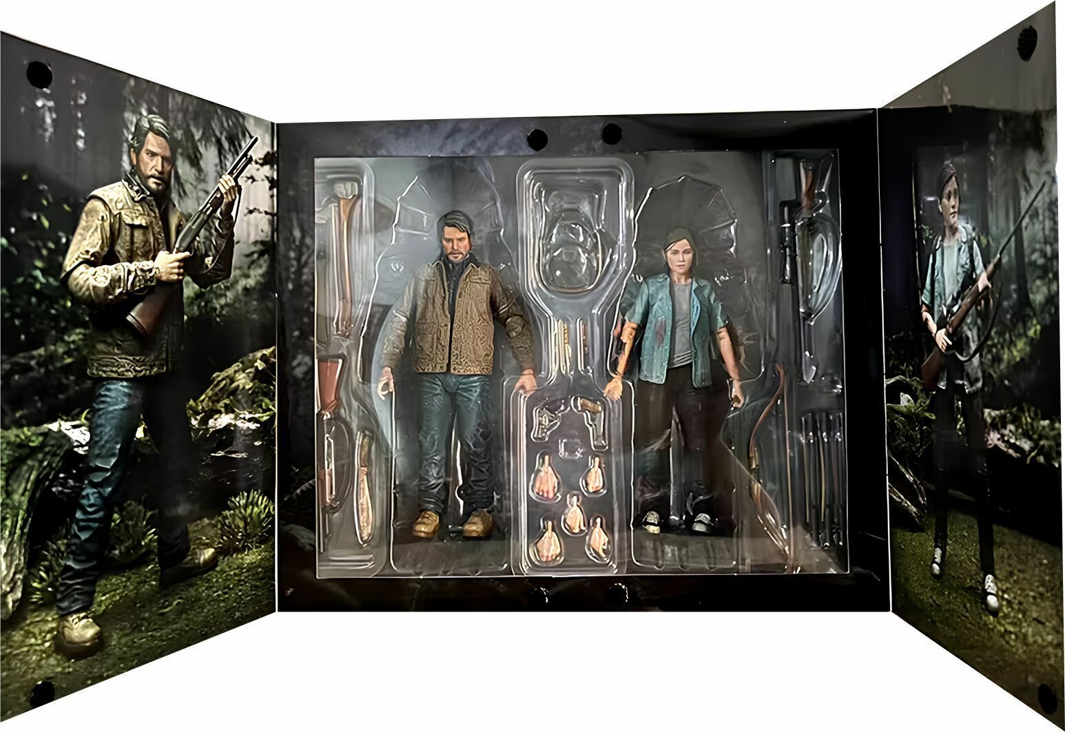 Набор фигурок Одни из нас Джоэл и Элли / Последние из нас / The Last of Us Ultimate Joel and Ellie (18см)