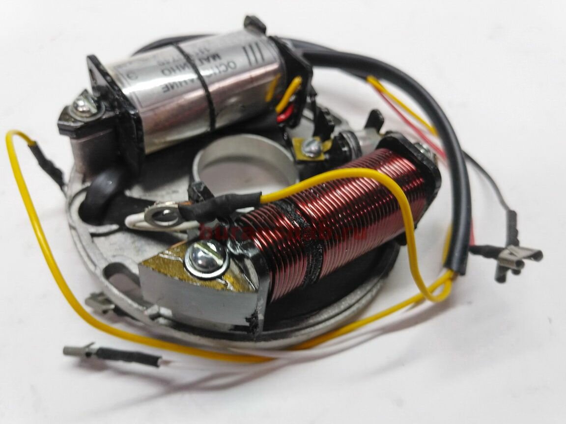 Основание магдино (для зажигания) для снегохода Буран, 6 проводов, арт. 1111.3749