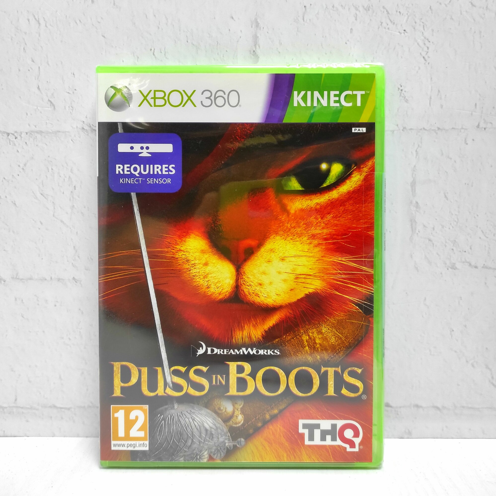 Кот В Сапогах Видеоигра на диске Xbox 360. Товар уцененный