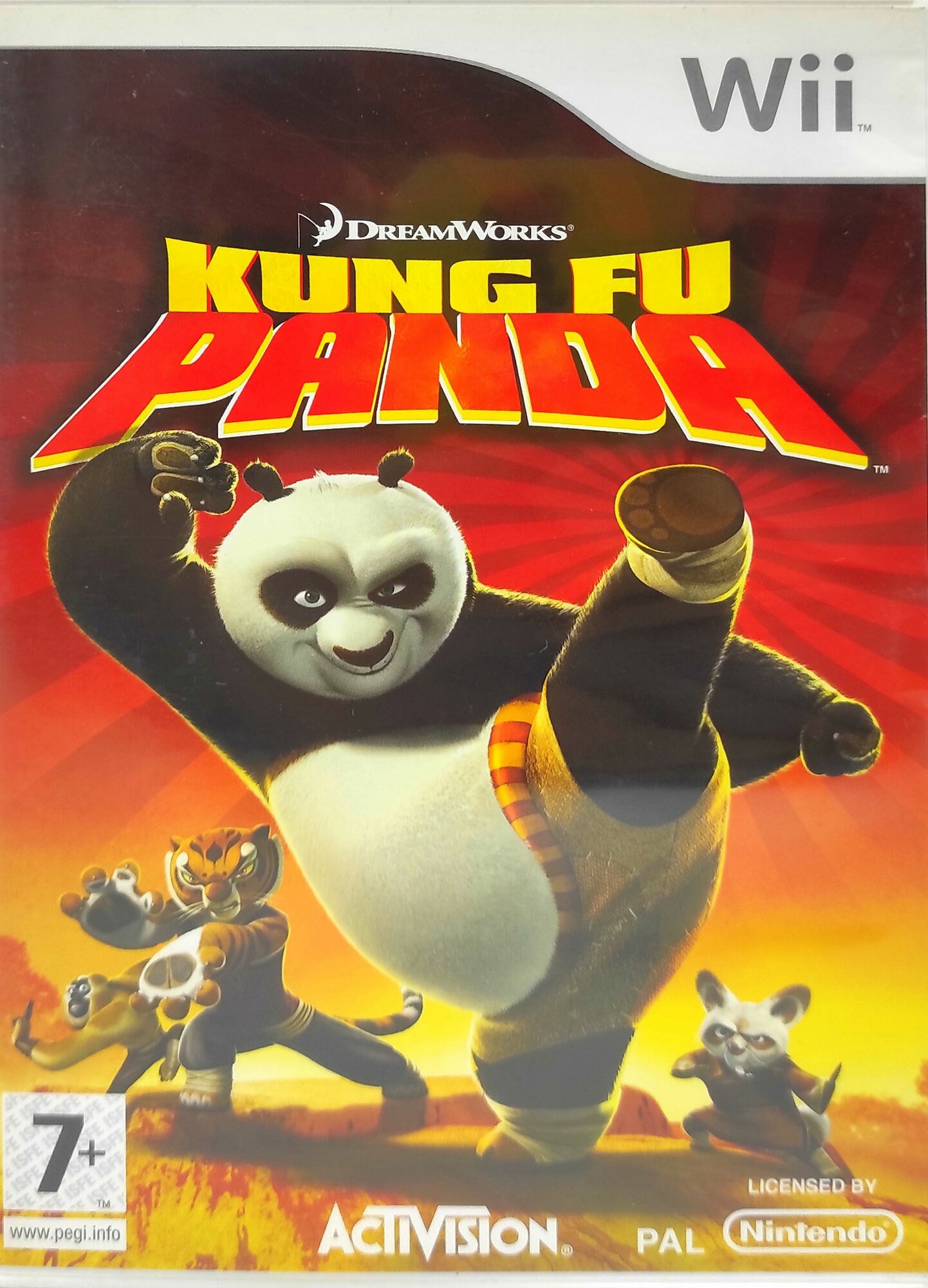 Kung Fu Panda Английский язык видео игра на диске Wii