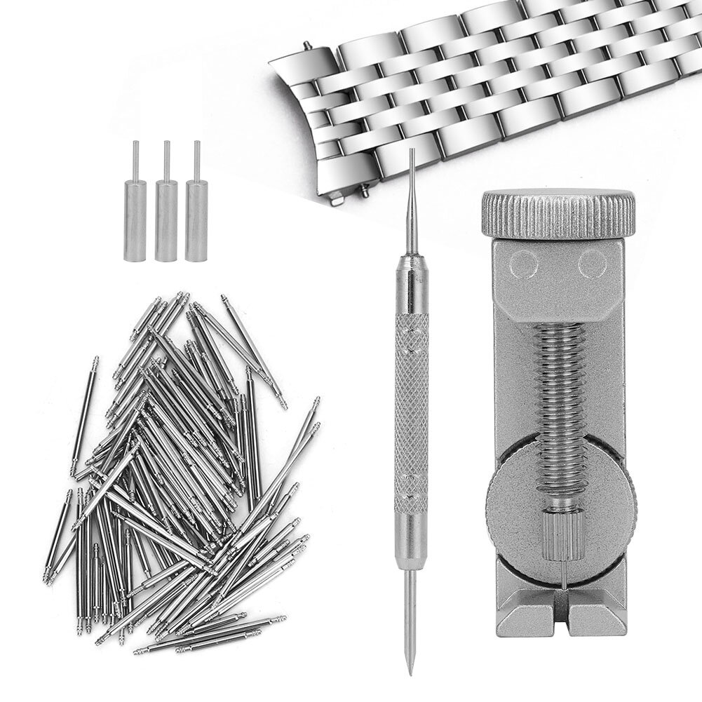 Устройство для снятия штифтов ремешка для часов Ремешок для часов Набор пружинных стержней Инструмент для ремонта аксессуаров