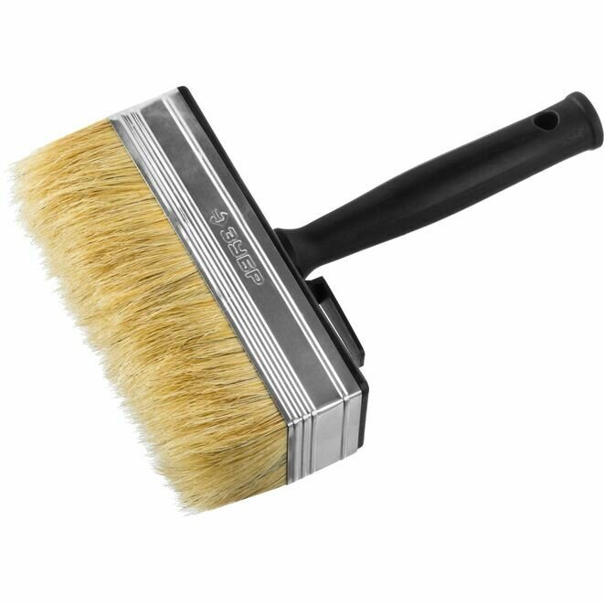 Кисть-макловица ЗУБР "оптима", светлая щетина, пластмассовый корпус, 50х150мм