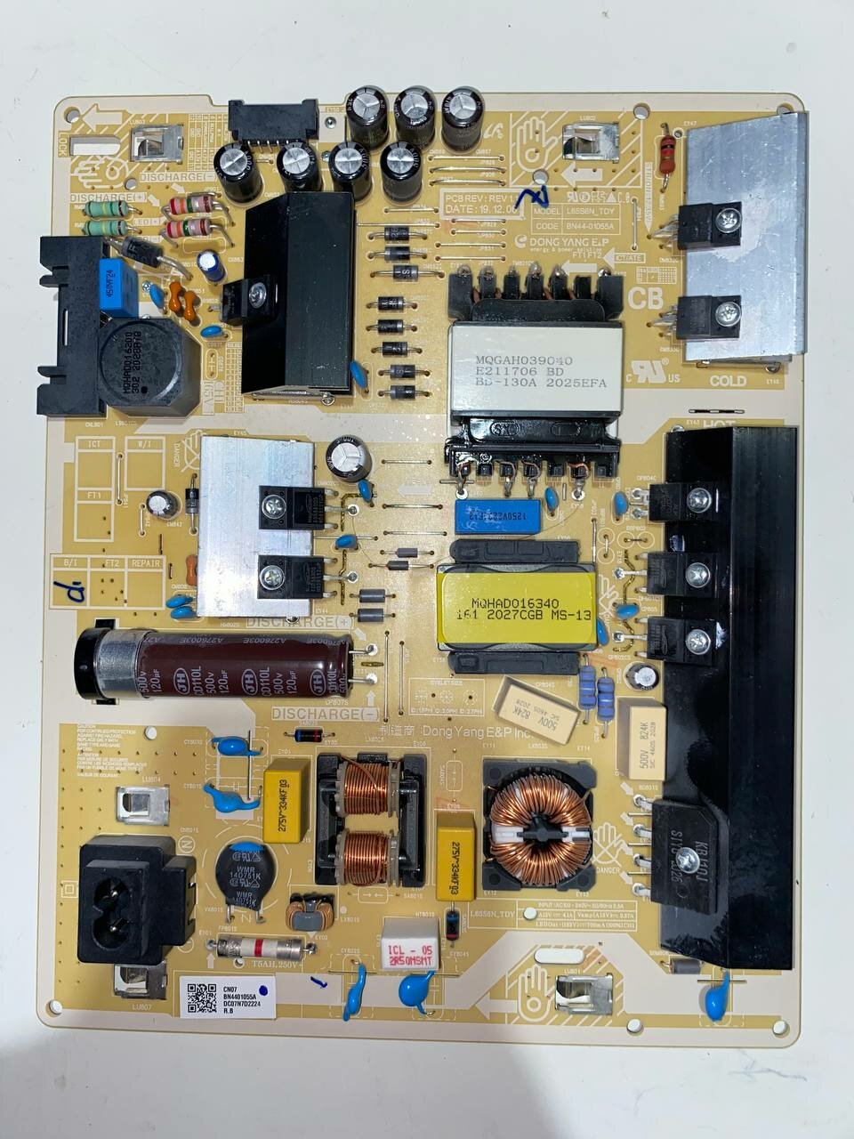 Блок питания PSU: BN44-01055A REV1.1 L65S6N_TDY для телевизора SAMSUNG UE65TU7090U
