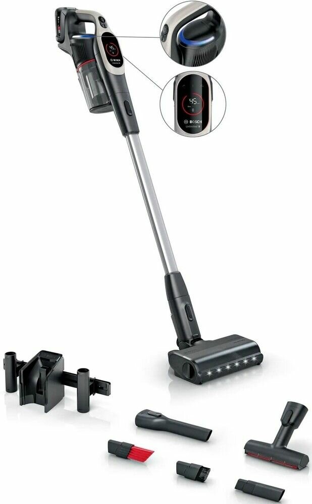 Пылесос вертикальный Bosch BCS931GAC, серый