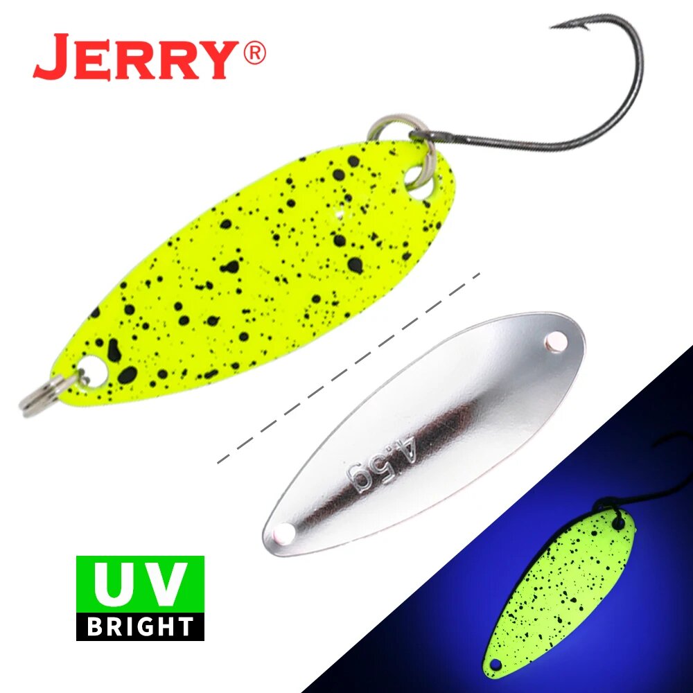 Джерри Скорпион 3 г 4,5 г Зона заброса и улица Ложки для ловли форели Приманки Металлический одинарный крючок Сверхлегкая спиннербейт Pesca
