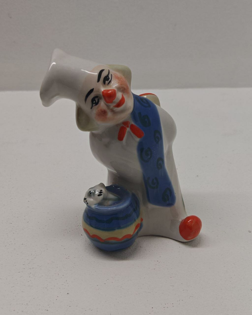 Статуэтка "Клоун-повар Полонский", керамика, подарок для любителей кулинарии и юмора