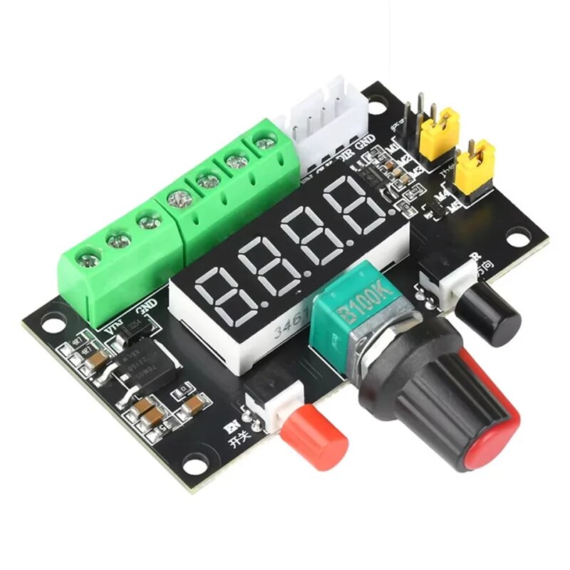 ABSQ-PWM Модуль генератора импульсных сигналов 12 В 24 В Драйвер шагового двигателя Контроллер Регулировка скорости Модуль