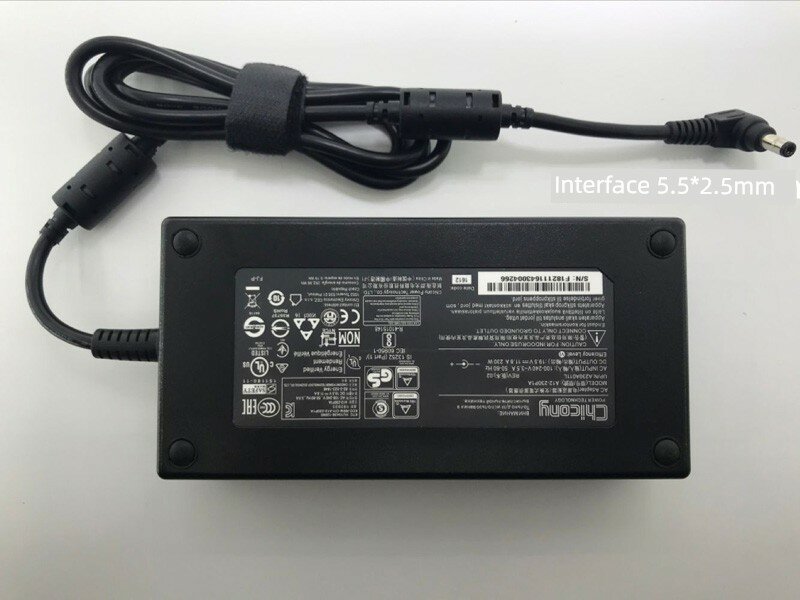 Блок питания Qunguang A12-230P1A для ASUS, Hasee, MSI, Mechanical Revolution, адаптер 19.5V11.8A, 230W Чёрный интерфейс