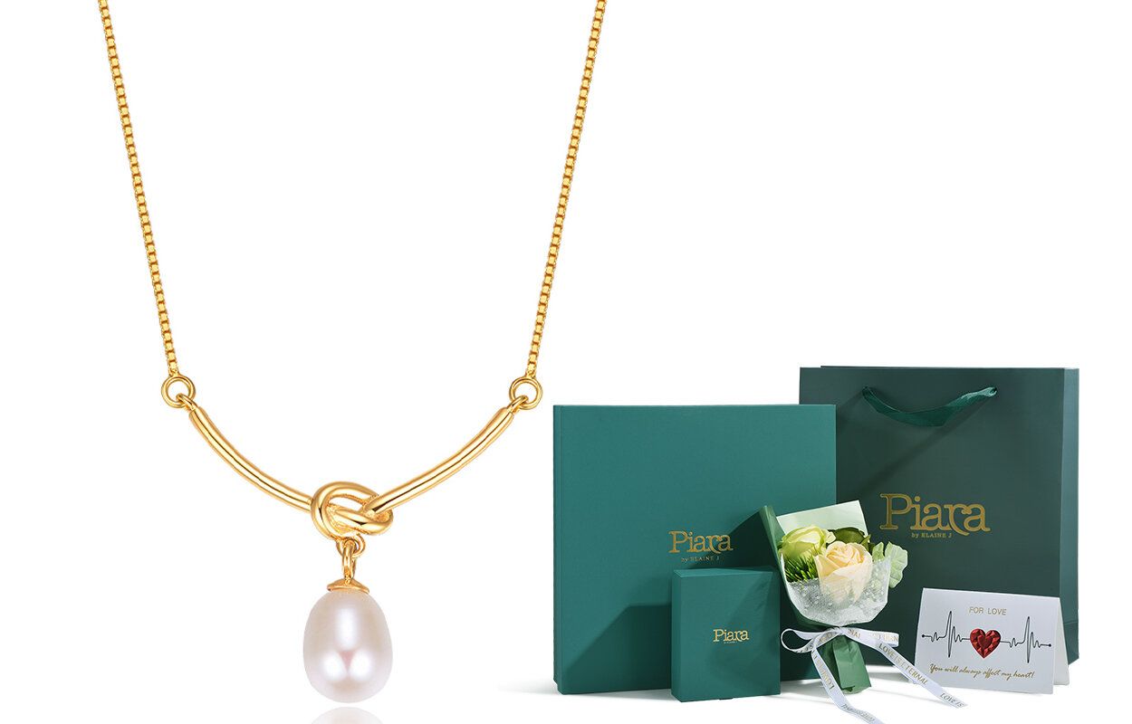 Колье Piara, жемчуг Swarovski синтетический