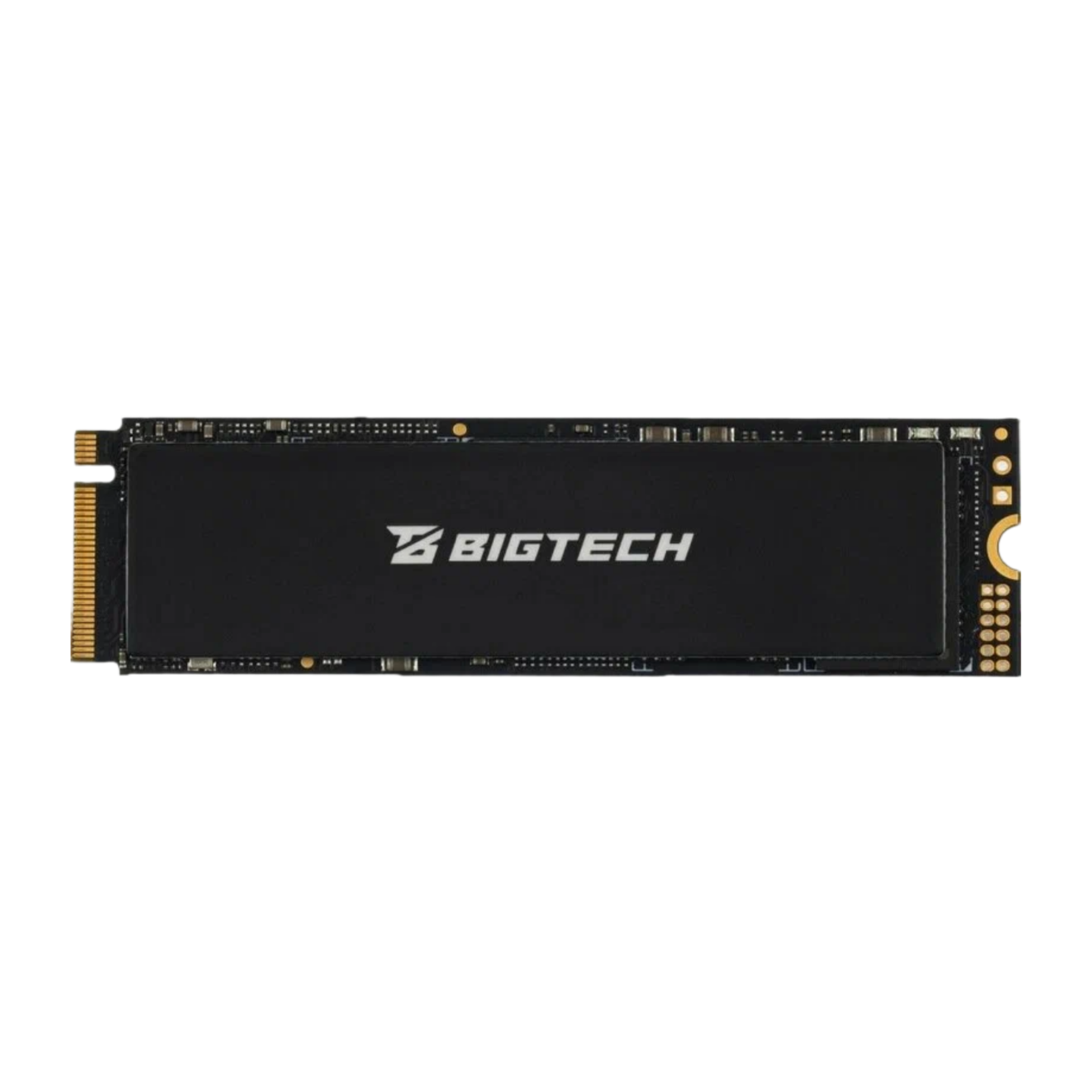 SSD накопитель BigTech 1Tб (BSDS1000M4E) M.2 2280, PCIe 4.0 x4, NVMe, R 5000/W 4500 Мб/с, TRIM, ECC, черный