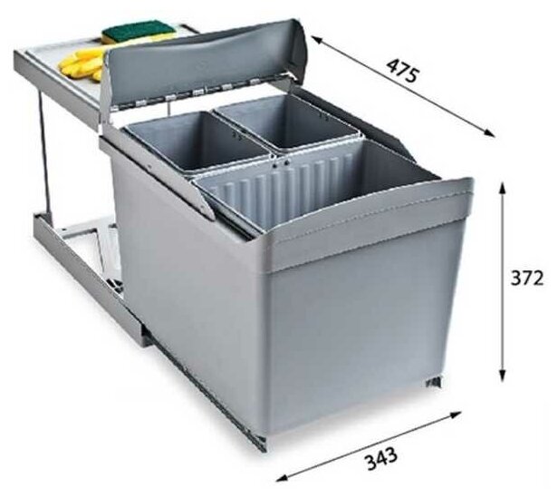 ALVEUS Сортер ALBIO 30 1X16 L+2X7,5 L арт. 1090337