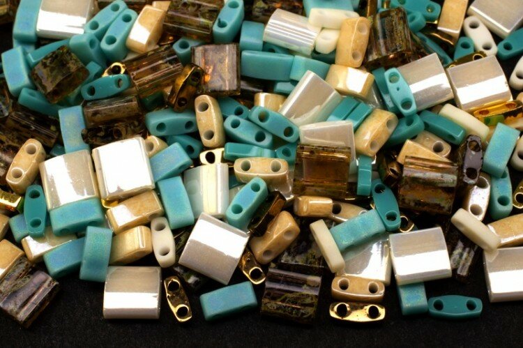 Бисер японский MIYUKI TILA MIX223 микс Desert Wind, 5 грамм