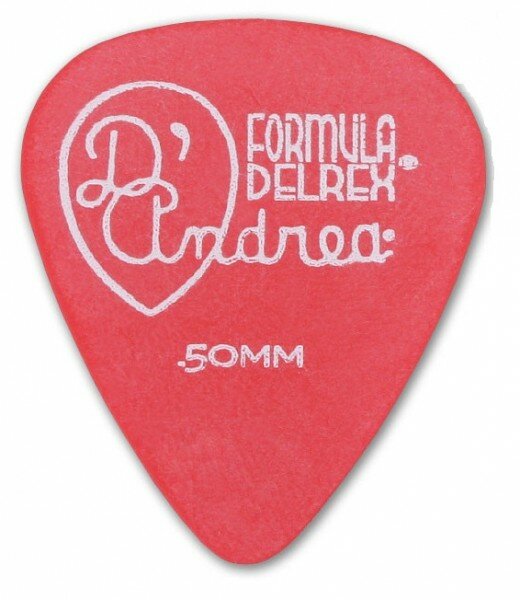 Медиатор D'Andrea Formula Deldrex D351, 0.50 мм, 1 шт.