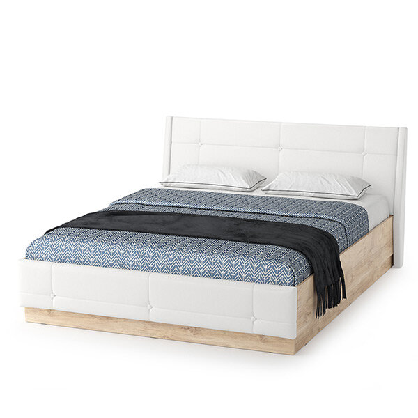 Кровать с подъемный механизмом Муссон 11.28 размер ШхГхВ 177,2х224х95,3 см. Моби