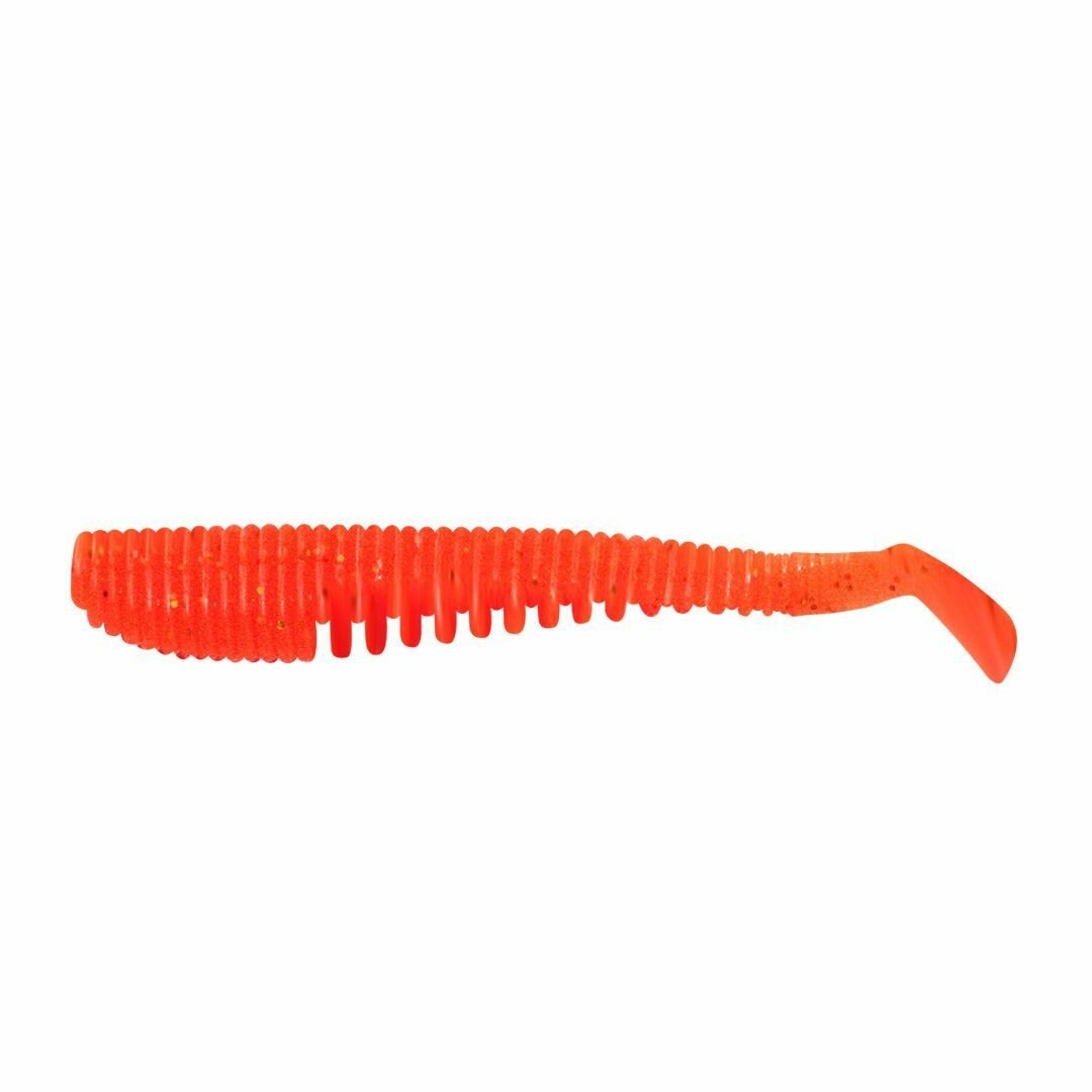Силиконовая приманка для рыбалки виброхвост YAMAN PRO Legend Minnow, р.2 inch (50 мм), цвет #03 - Carrot gold flake (уп. 6 шт.)