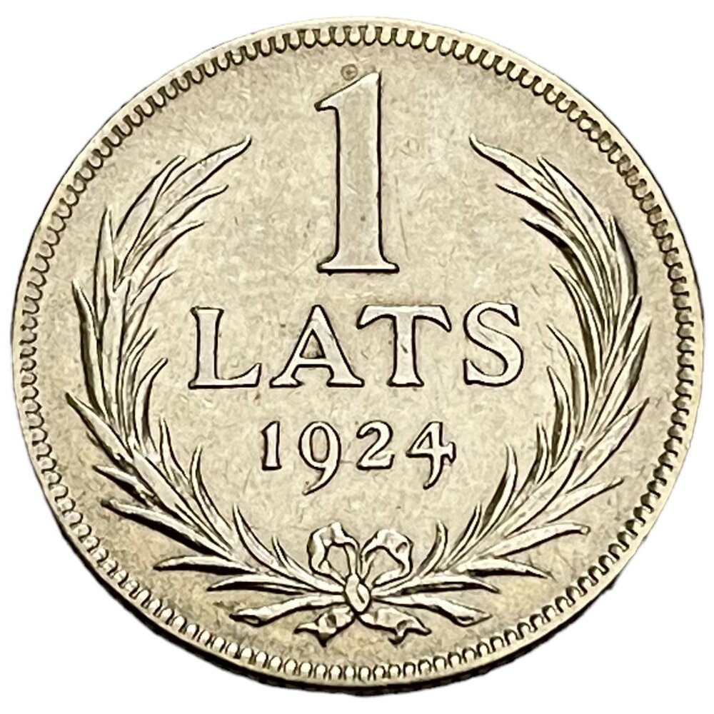 Латвия 1 лат 1924 г.