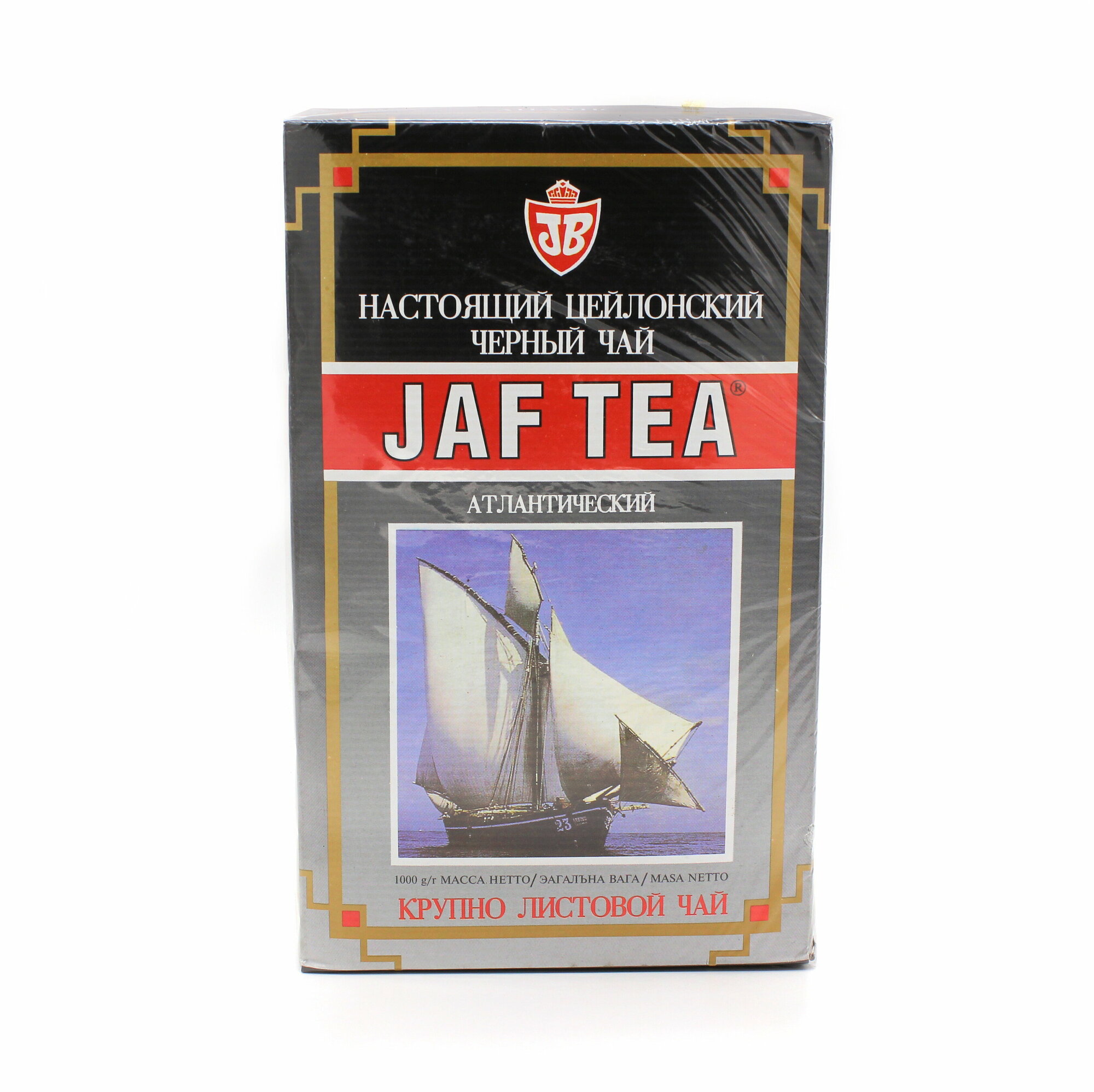 Чай черный Jaf Tea Atlantic, 1000 грамм, цельнолистовой, средняя ферментация.