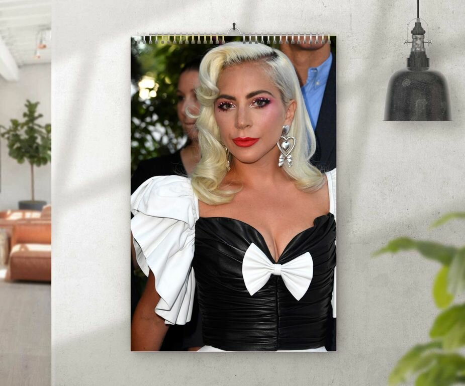 Календарь перекидной Леди Гага, Lady Gaga №9, А4