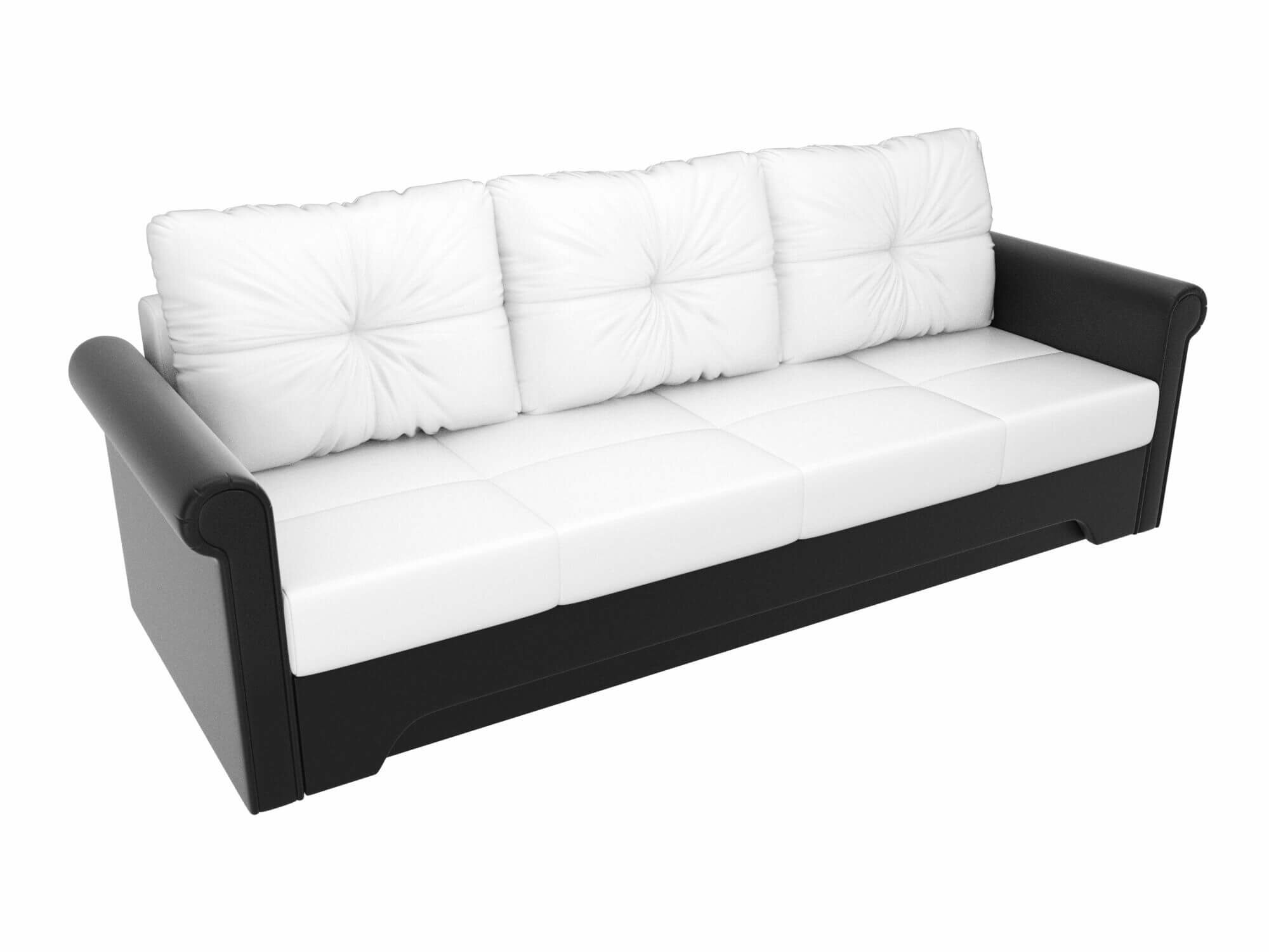Artum Прямой диван Европа эко кожа белый черный