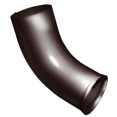 Колено стока металлическое Гранд Лайн D90 мм коричневое