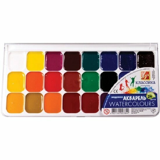 Акварель Луч Классика 24 цвета без кисти