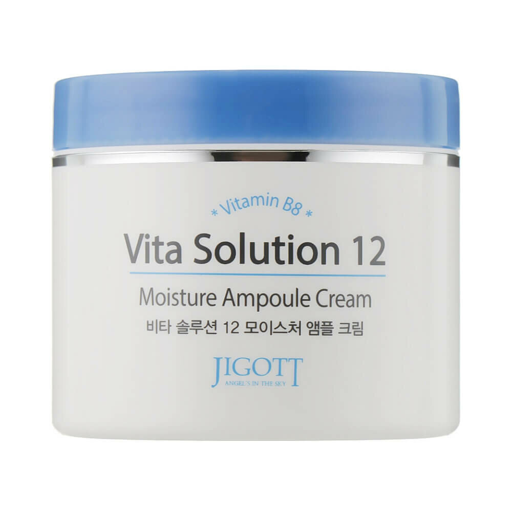 Крем для лица ампульный увлажняющий Jigott Vita Solution 12 Moisture Ampoule Cream (100 мл)