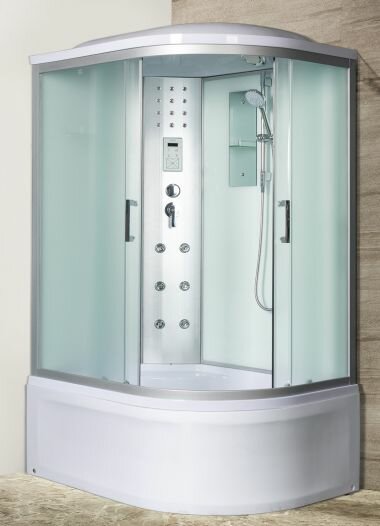 Душевая кабина Dunay 110/80/44МТ, с гидромассажем, стекло матовое, правая/левая