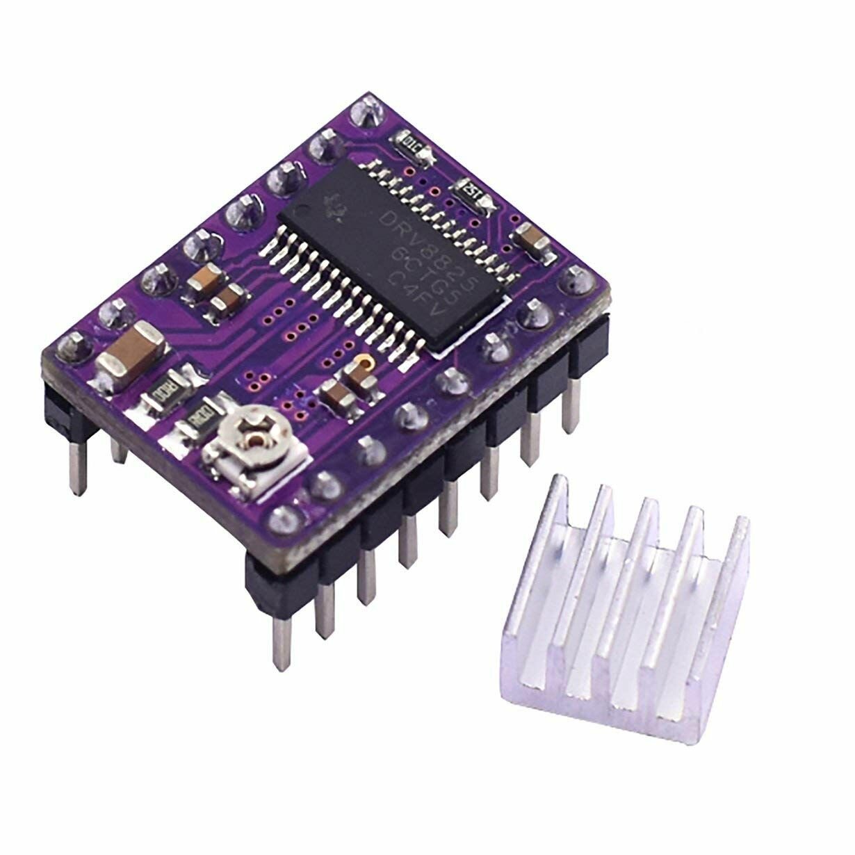 DRV8825 - Драйвер шагового двигателя с радиатором DRV8825