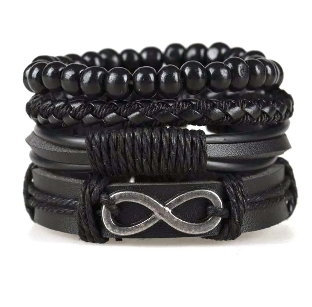 Набор браслетов, металл