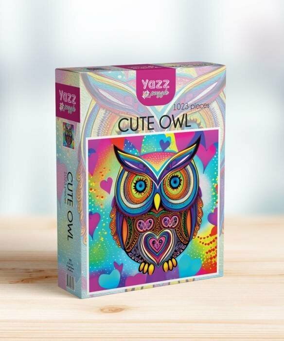 Пазл для взрослых Yazz 1000 деталей, элементов: Милая сова / Турция