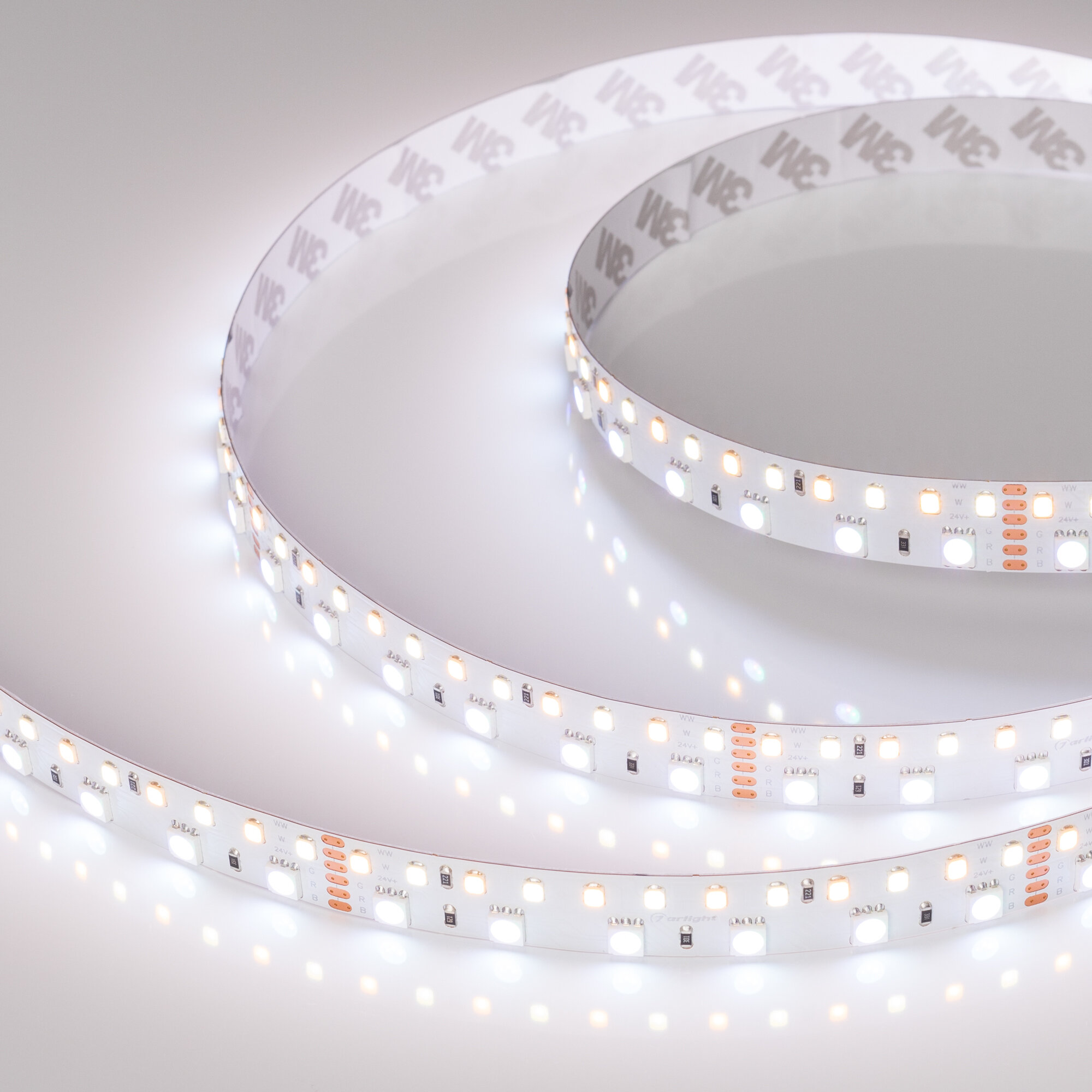 Светодиодная Лента RT-BA180-15mm 24V RGBW-MIX (28.8 W/m, IP20, 5060/2835, 5m) (Arlight, RGB-CCT, RGB-MIX, RGB-White MIX) 022707(2)