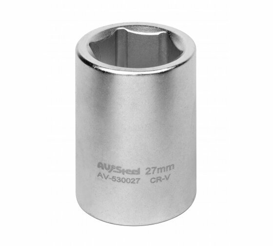 Головка 3/4" шестигранная 27мм "AV Steel"