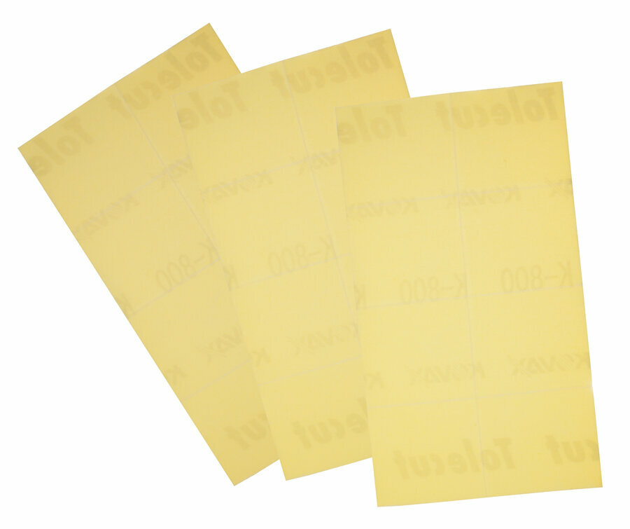 Самоклеящийся шлифовальный лист Kovax Tolecut Yellow K800 29х35 мм (24 шт.)