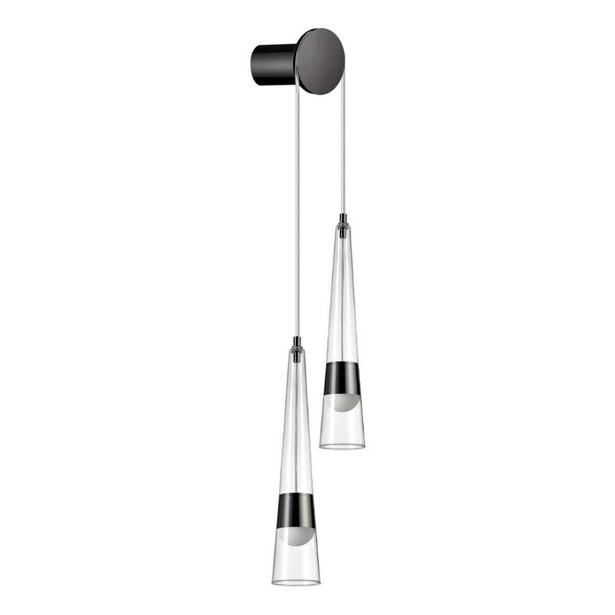 Бра Odeon Light LUMP 5044/24WL темный хром/белый светодиодное