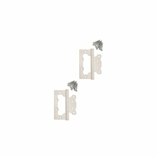 Петля бабочка белая