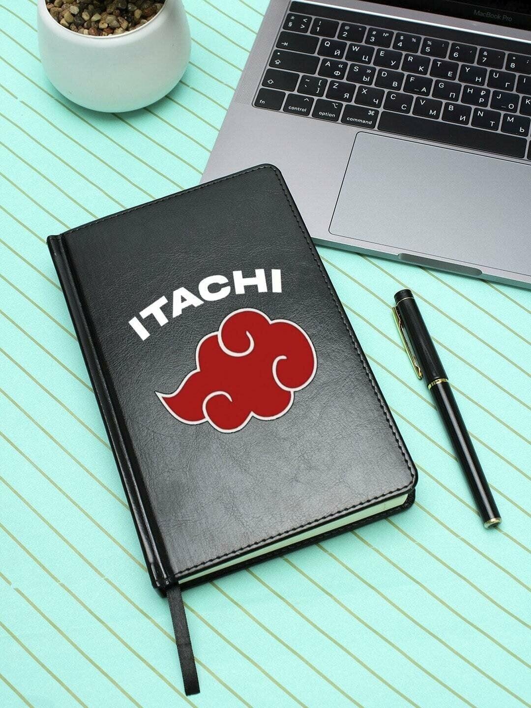 Ежедневник с принтом Itachi/Итачи недатированный,320 ст