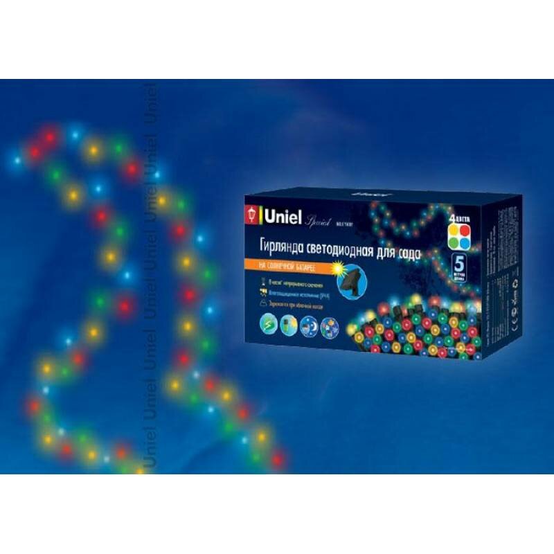 Садовая гирлянда Uniel на солнечной батарее Milkyway, USL-S-122-PT5000, 05306