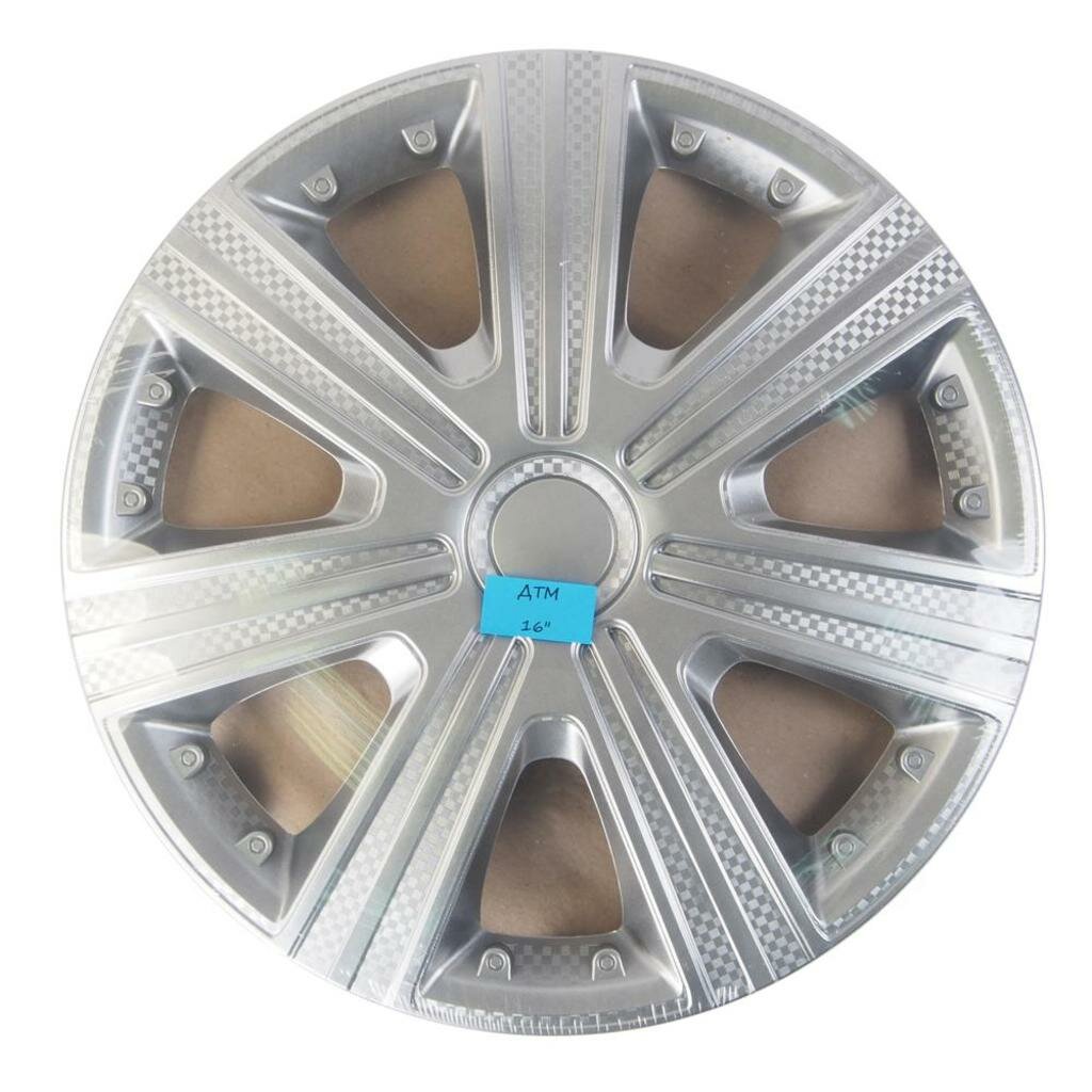 Колпак колеса R-16 серый ДТМ комплект 4шт.