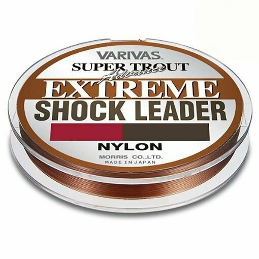 Монофильная леска VARIVAS NYLON SUPER TROUT ADVANCE EXTREME SHOCK LEADER 20m #10 35lb 0.52mm
