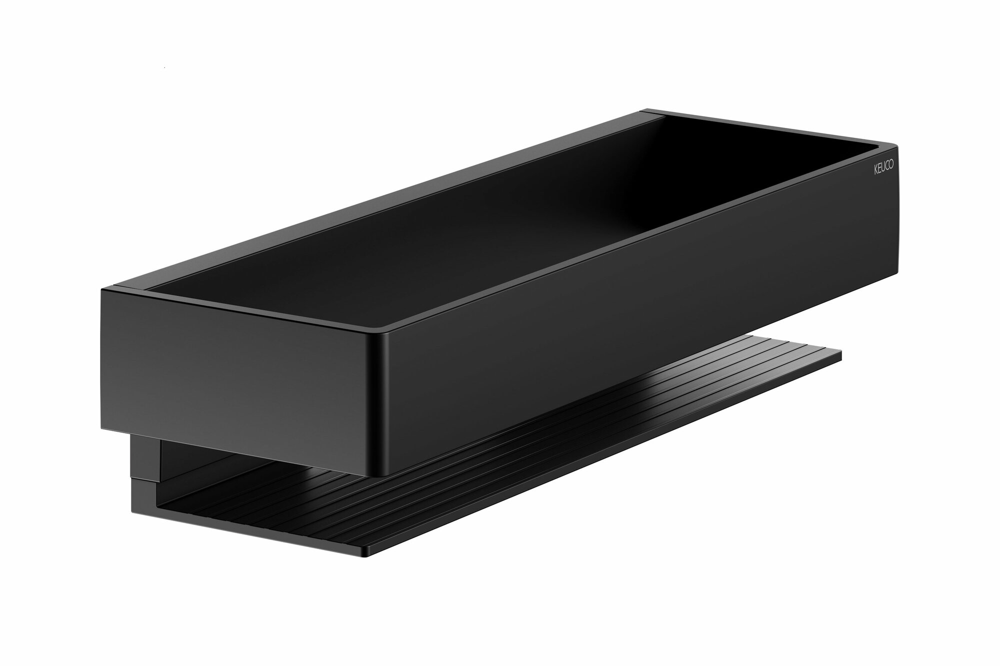 Полка для душа Keuco Edition 11, съёмная, 300мм, со скрытым креплением, чёрный матовый 11158 370000