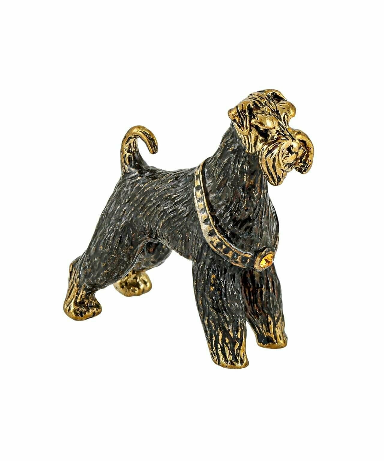 Сувенир-Собака Шнауцер Средний без подставки 1042.1