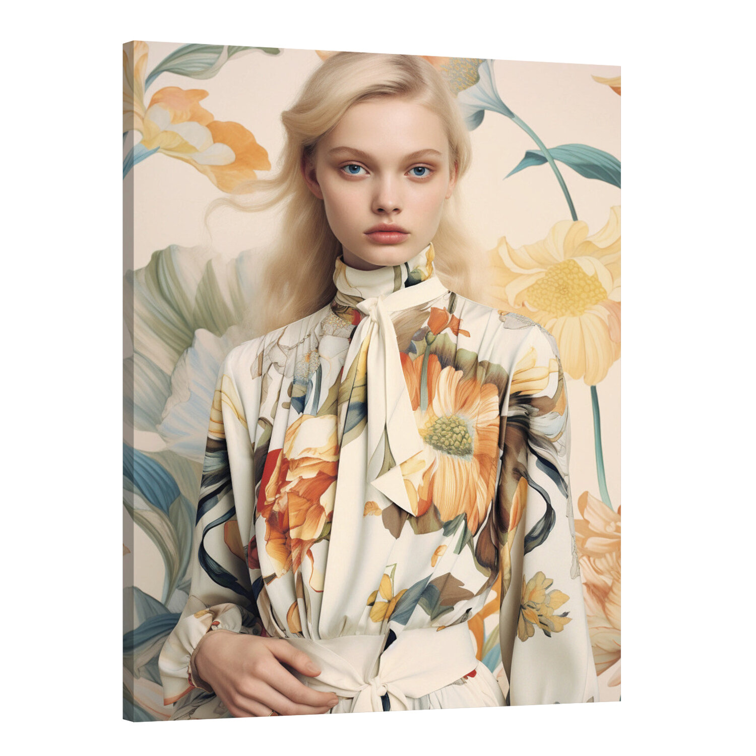 Интерьерная картина 50х70 "Цветочный шик"