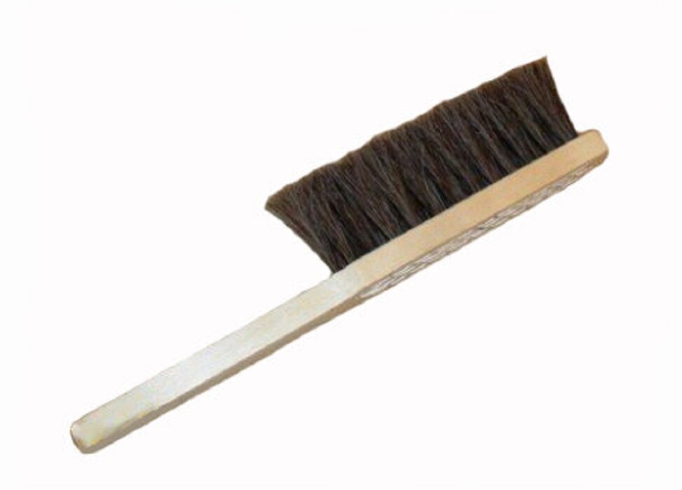 Щетка-сметка 5-х рядная короткая натуральный ворс конский высота 55 размер 320х32х15 мм