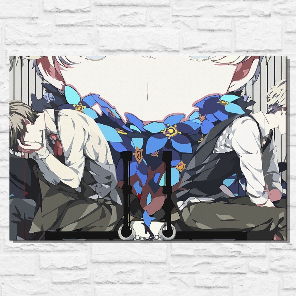 Картина по номерам на холсте аниме Tokyo Ghoul (Токийский гуль) - 13720 Г 60x40